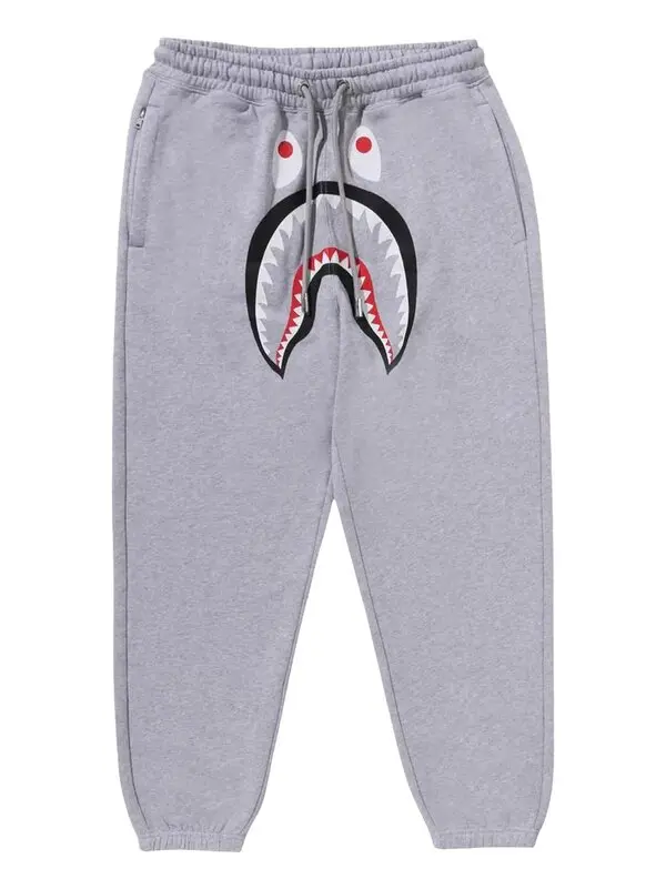 A BATHING APE Shark Relaxed Fit Sweatpants - Grey
