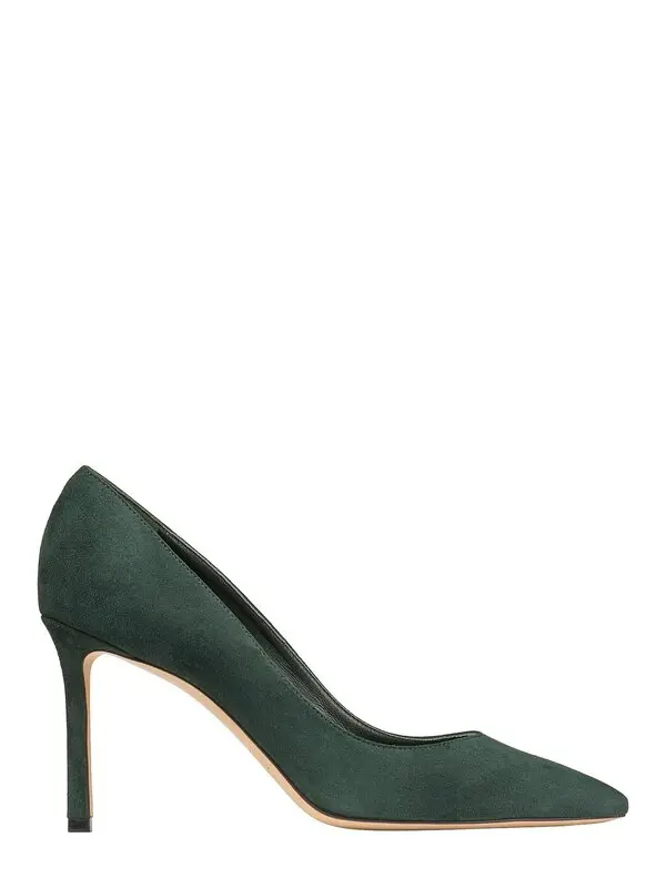 JIMMY CHOO Romy 85 Suede Pumps - British Green