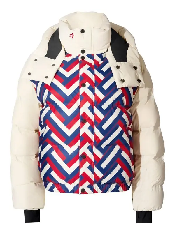 Perfect Moment Moment Puffer Jacket - Waffle-red