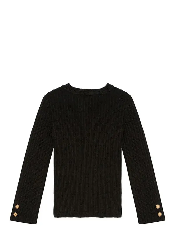 Isabel Marant Dixie Wool Sweater - Black