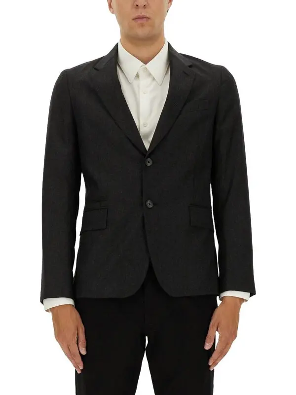 Paul Smith Wool-cashmere Jacket - Grey