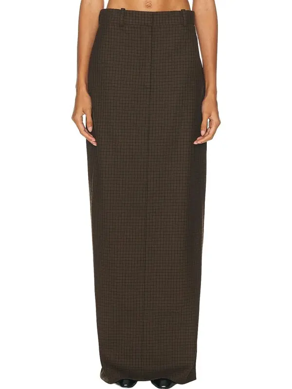 Acne Studios Inashy Skirt - Multi Brown