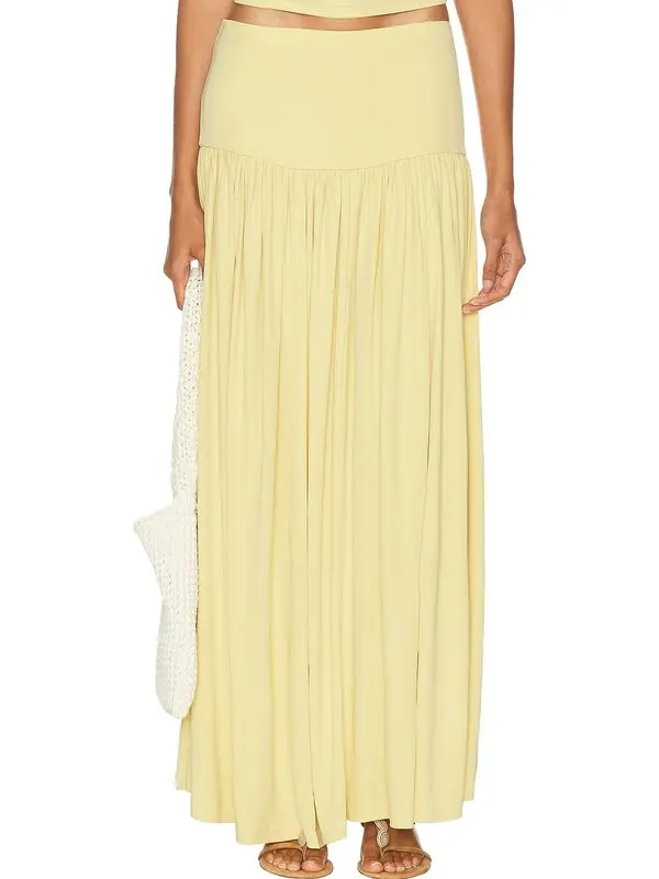 AYA MUSE Maxi Skirt - Buttercream