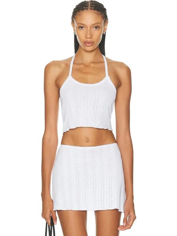 COU COU The Halter Top - White