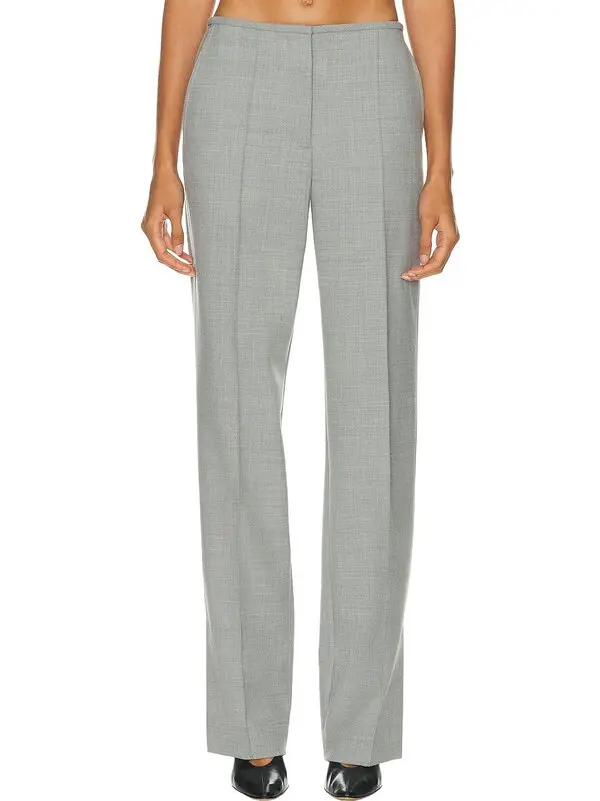 Helmut Lang Low Rise Pant - Light Grey Melange
