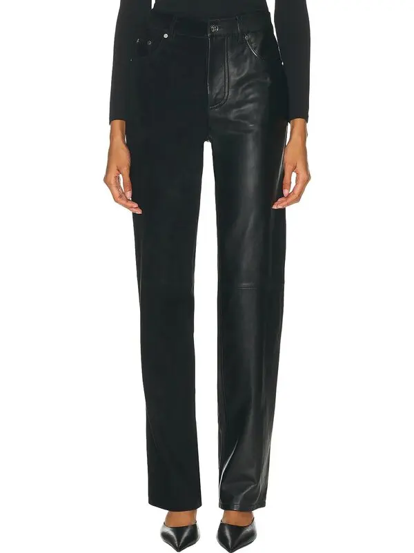 Helmut Lang Mixed Skinny Leg - Black