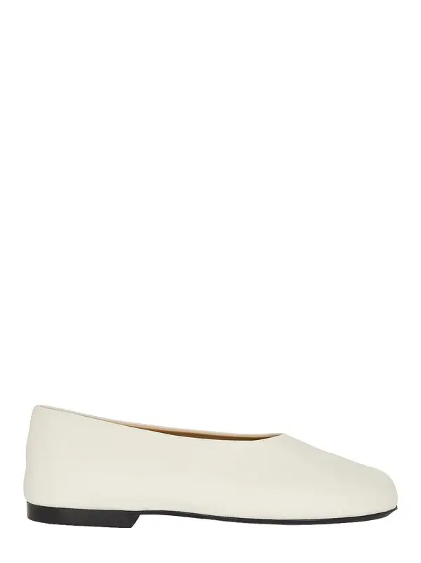 Jenni Kayne Leather Elodie Flat - White