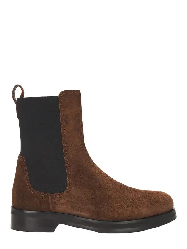 Jenni Kayne Suede Alden Chelsea Boot - Brown