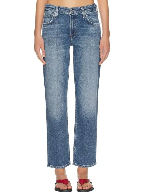 Citizens Of Humanity Anissa Low Rise Straight Jeans - Alma