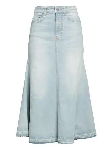 GANNI Denim Flared Skirt - Blue
