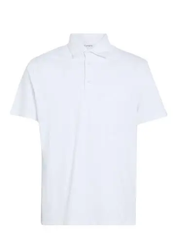 KANGRA Polo Shirt Size Cotton, Elastane - White