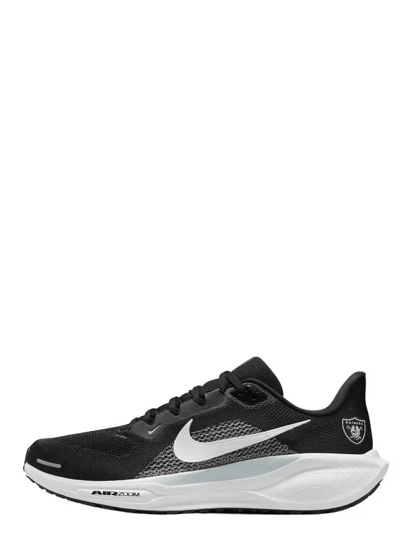 Nike Las Vegas Raiders Pegasus 41 Nfl Road Running Shoes - Black