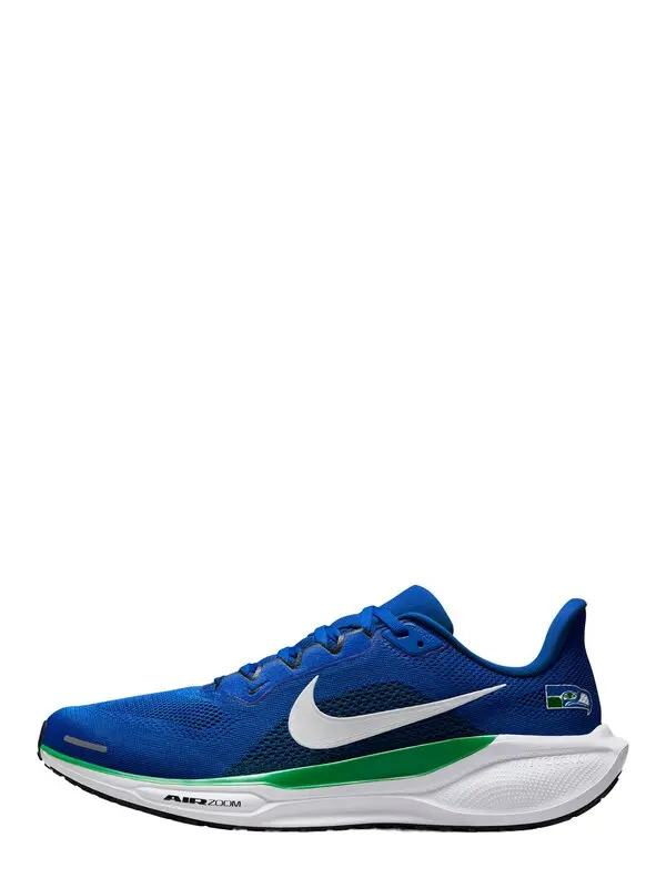 Nike Seattle Seahawks Pegasus 41 Nfl Road Running Shoes - Blue
