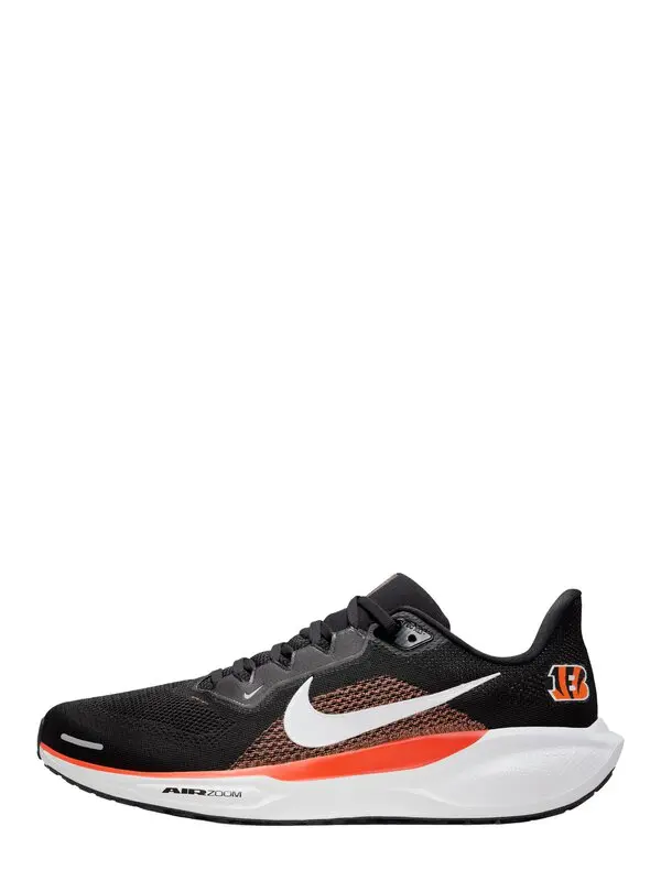 Nike Cincinnati Bengals Pegasus 41 Nfl Road Running Shoes - Black