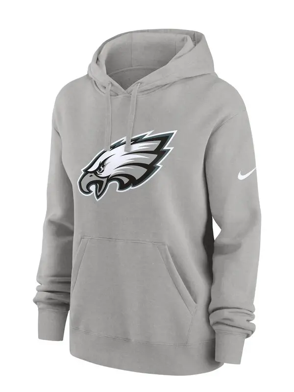 Nike Philadelphia Eagles Club Nfl Pullover Hoodie - Grey