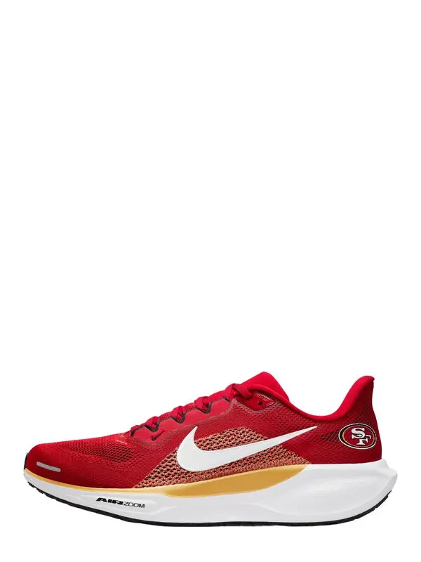 Nike San Francisco 49ers Pegasus 41 Nfl Road Running Shoes - Red