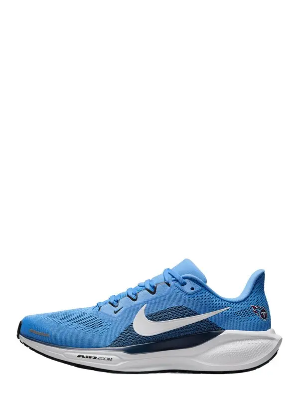 Nike Tennessee Titans Pegasus 41 Nfl Road Running Shoes - Blue