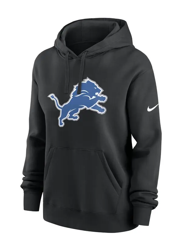 Nike Detroit Lions Nfl Pullover Hoodie - Black