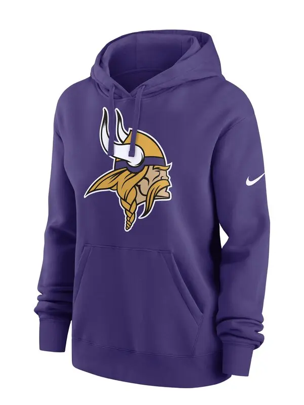 Nike Minnesota Vikings Club Nfl Pullover Hoodie - Purple