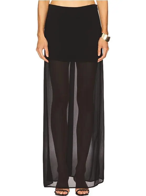 House Of Harlow 1960 X Cameron Maxi Skirt - Black