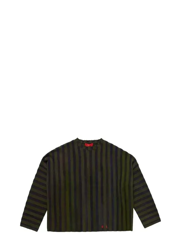 Eckhaus Latta Keyboard Striped Sweater - Green