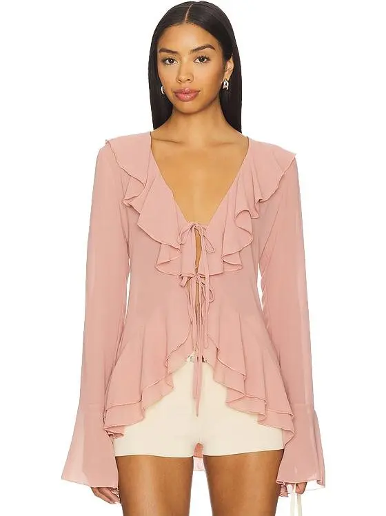 MORE TO COME Alisia Top - Mauve