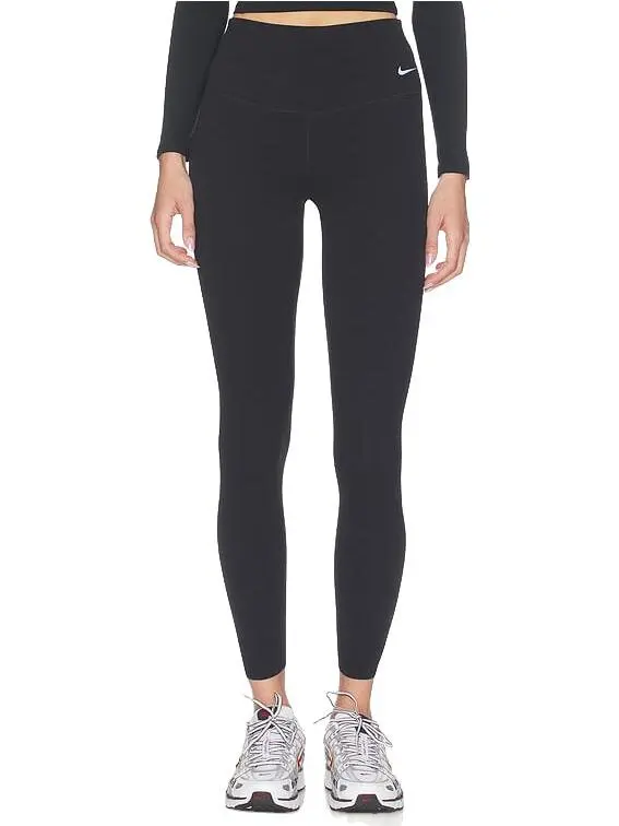 Nike Gentle Support High Waisted 7/8 Legging - Black