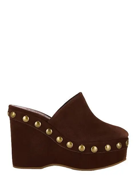 Schutz Sierra Studs Clog - Root Brown
