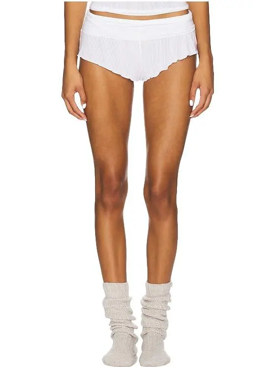 NEGATIVE UNDERWEAR Whipped Mini Short - White
