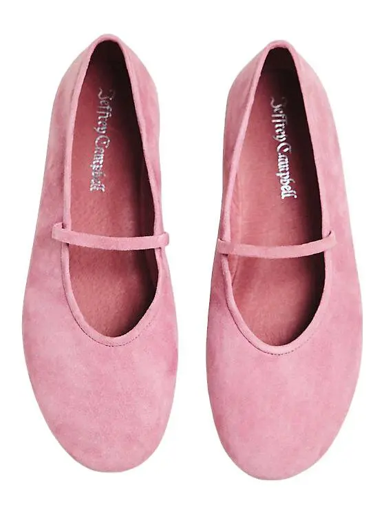 Jeffrey Campbell Dancera Suede Ballet Flats - Dusty Lavender Suede