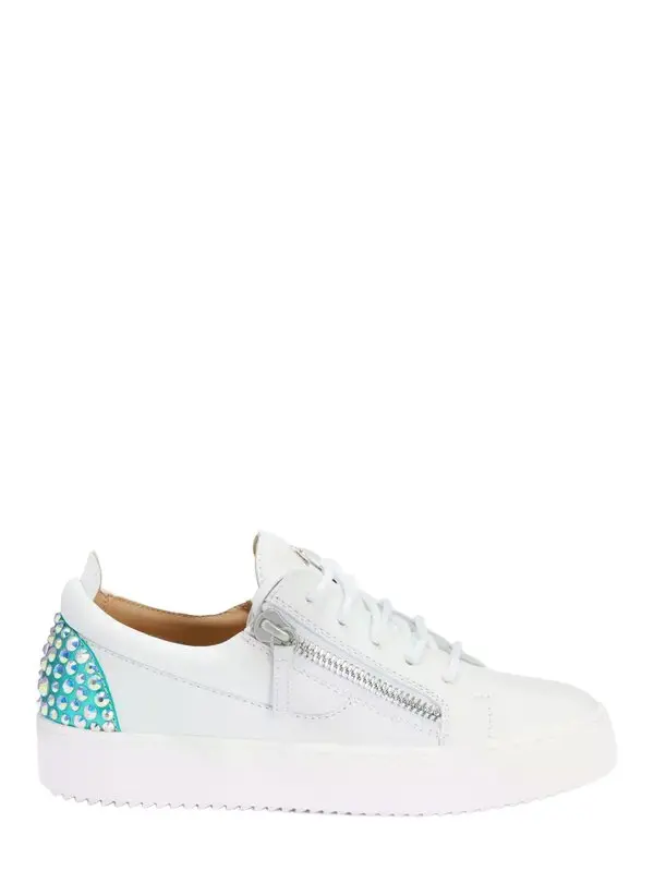 GIUSEPPE ZANOTTI Gail Leather Sneakers - White