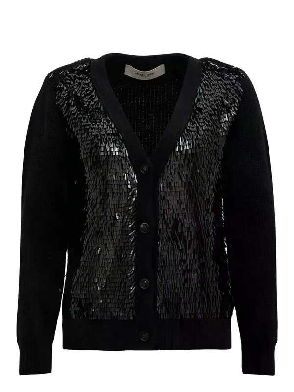 Golden Goose Sequin-embellished Cardigan - Black