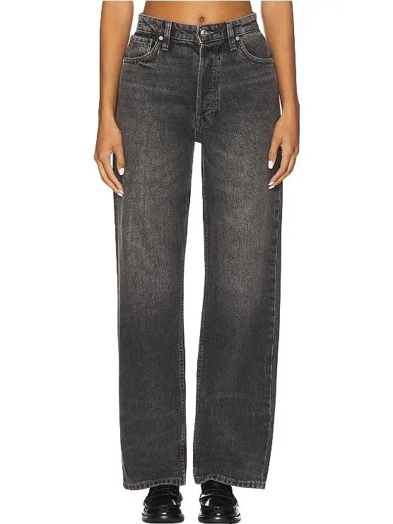 EB DENIM Sofia High Rise Relaxed Jean - Black
