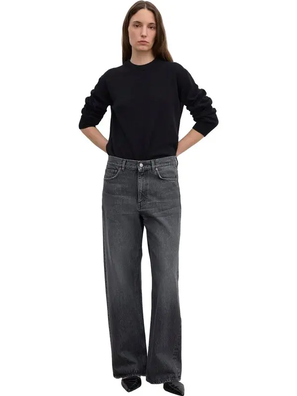HOUSE OF DAGMAR Baggy Fit Jeans - Vintage Black