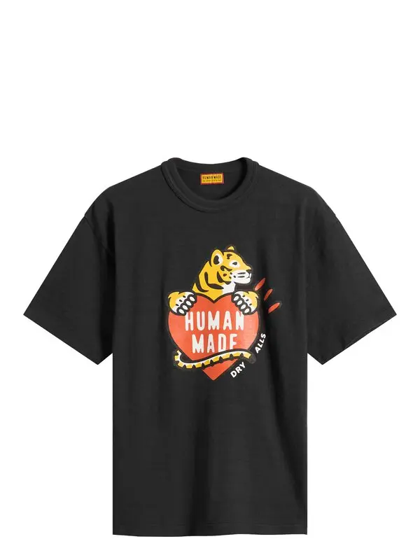 HUMAN MADE Tiger Heart T-shirt - Black