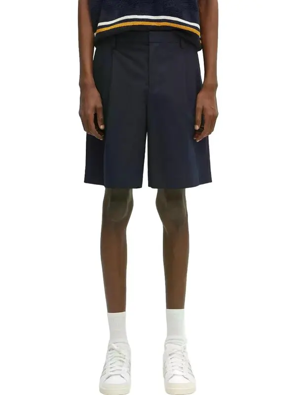 A.p.c. Pleated Front Shorts - Blue