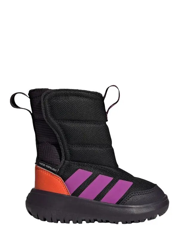 Adidas Winterplay Boots - Core Black/purple Burst/impact Orange