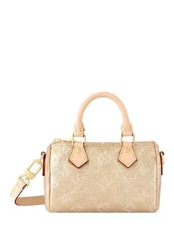 LOUIS VUITTON Nano Speedy - Beige