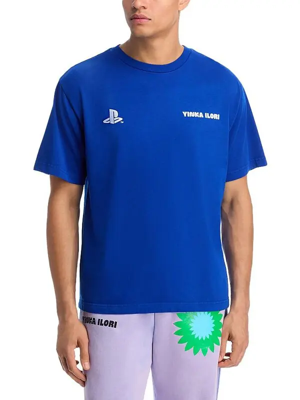 PLAYSTATION X YINKA ILORI Tee Exclusive - Blue