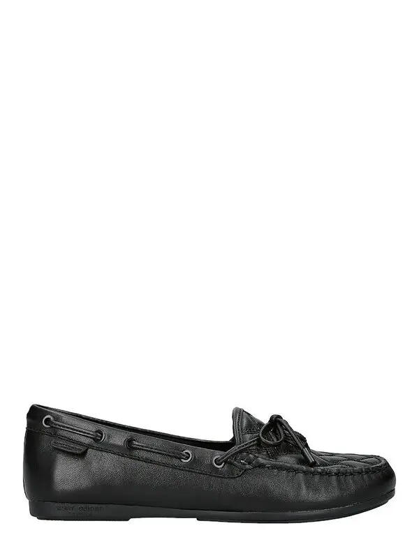 Kurt Geiger Eagle Moccasin Loafer Flats - Black