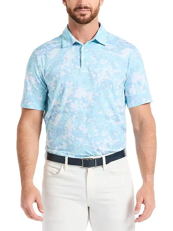 Robert Graham Eldor Knit Polo Shirt - Sage