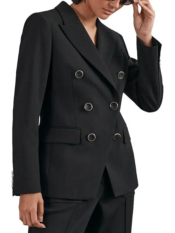 REISS Lia Dna Blazer - Black