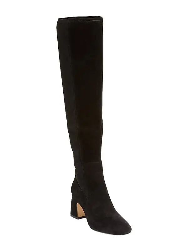 Cole Haan Georgette Over-the-knee Boots - Black Suede