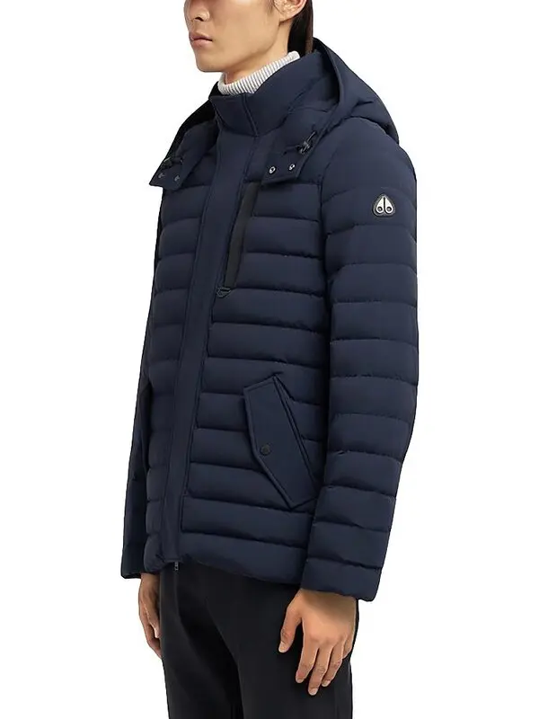 Moose Knuckles Greystone 3q Down Jacket - Navy