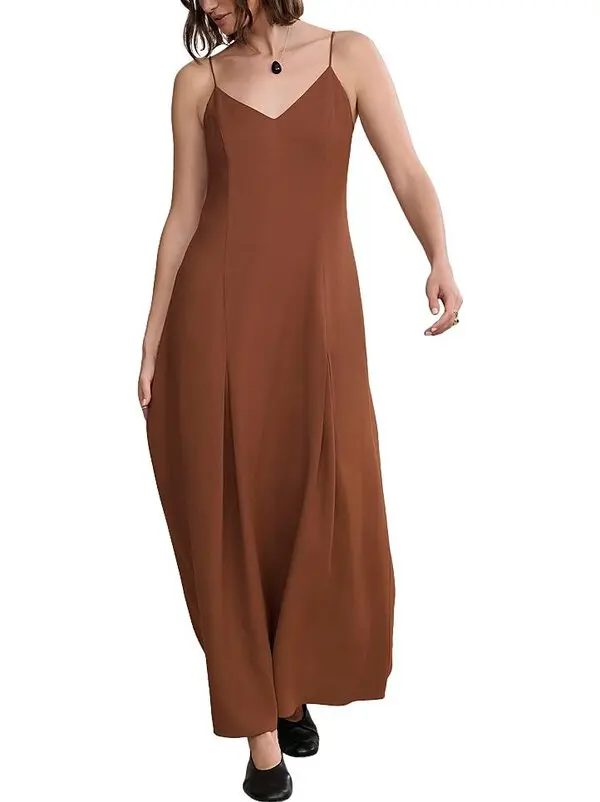 Jenni Kayne Florence Slip Dress - Rust