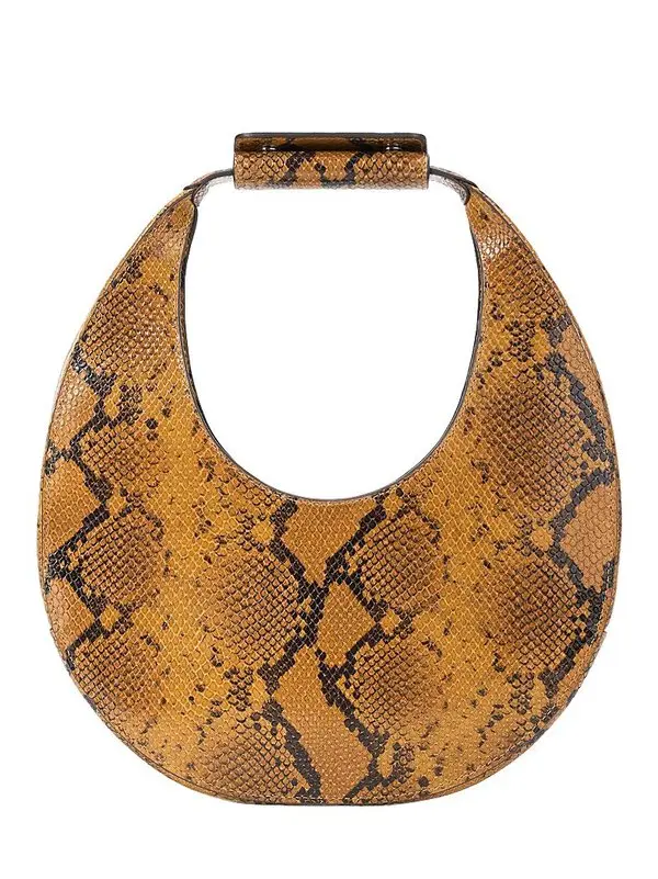 Staud Goodnight Moon Handbag - Snake