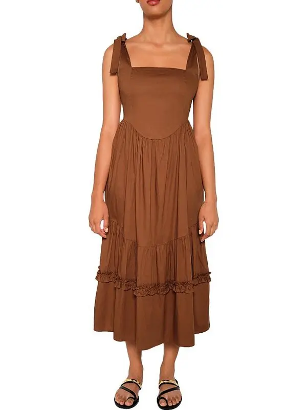 THE LULO PROJECT Quibdo Dress - Chocolate