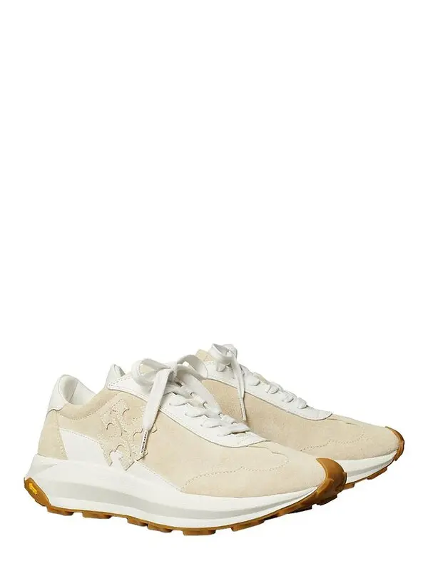 Tory Burch Trainer Running Sneakers - Light Cream