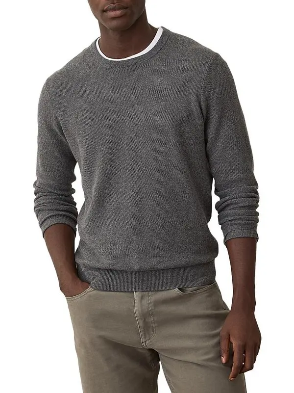 Marine Layer Sweater Tee - Charcoal