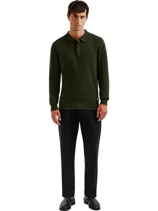 Rudsak Knit Polo Sweater - Green